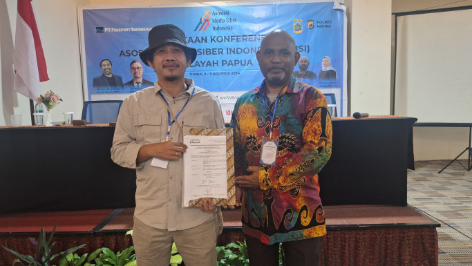Jean Bisay dan Irsul Aditra Pimpin AMSI Wilayah Papua 2024-202...